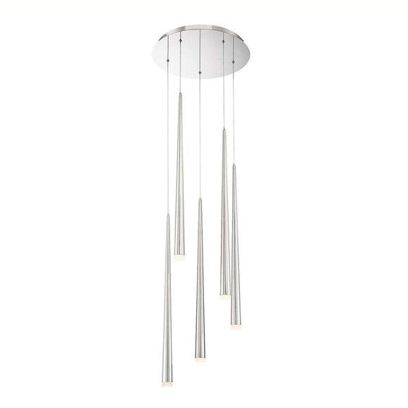 Modern Forms Cascade Etched Glass LED Round Chandelier - 2Modern