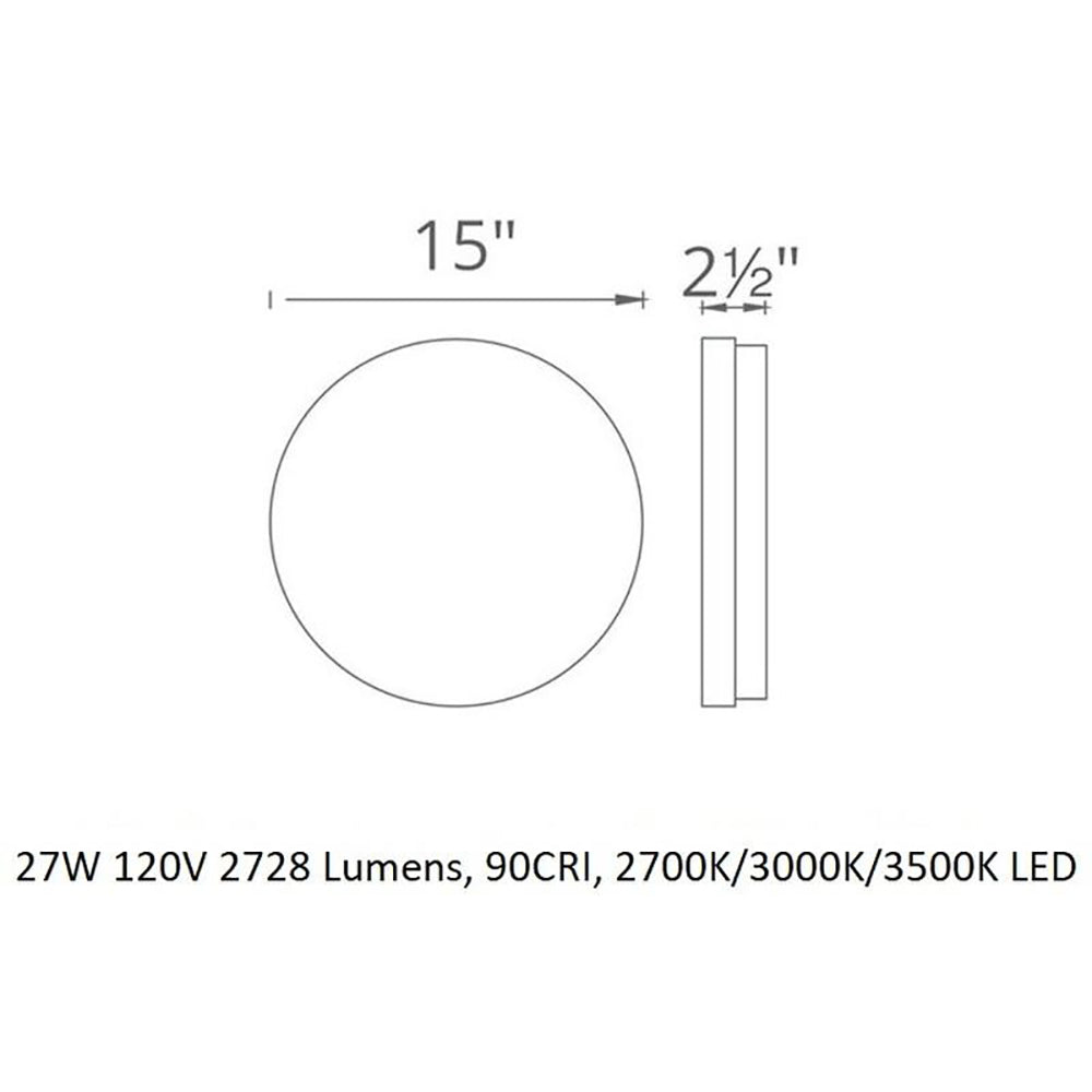 Modern Forms Circa Outdoor Wall / Ceiling Light - 2Modern