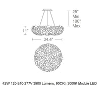 Modern Forms Fluffy LED Pendant Light - 2Modern