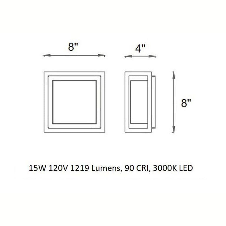 Modern Forms Framed Outdoor Wall / Ceiling Light - 2Modern