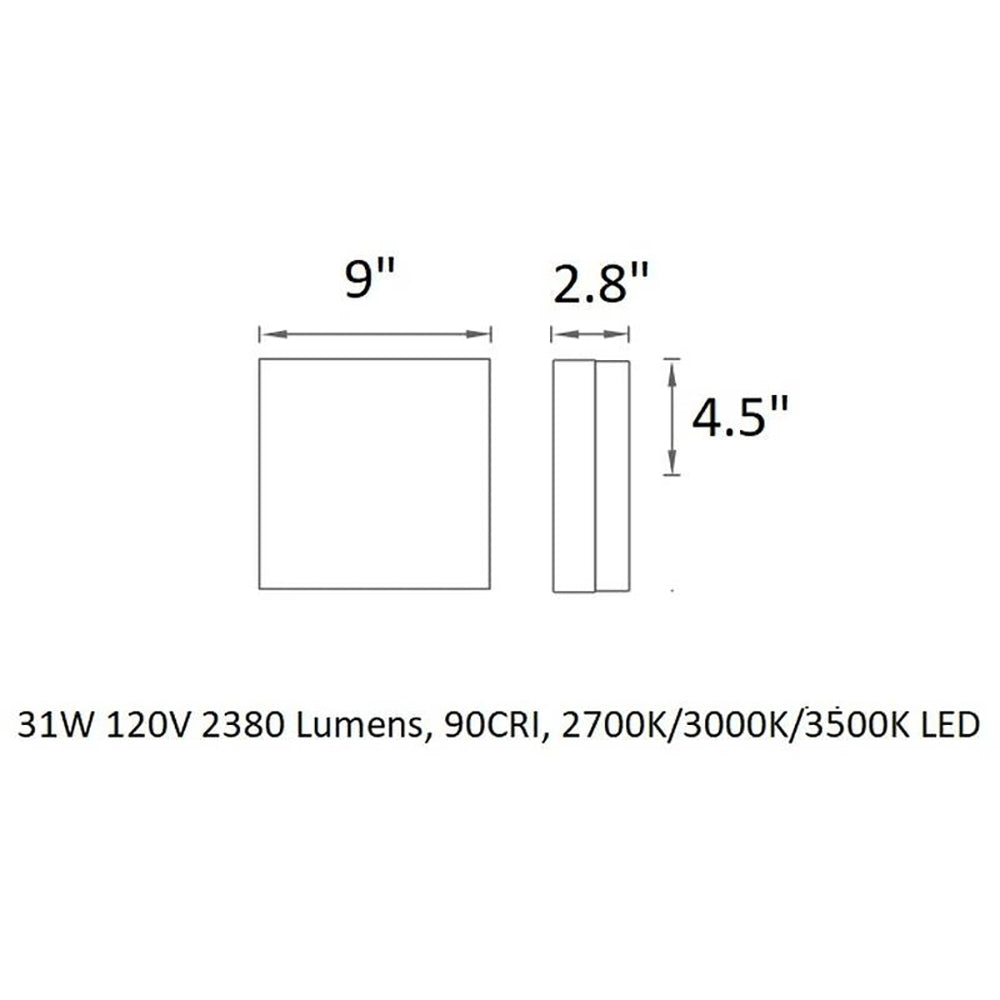 Modern Forms Matrix Outdoor Wall / Ceiling Light - 2Modern