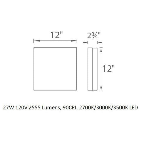 Modern Forms Matrix Outdoor Wall / Ceiling Light - 2Modern