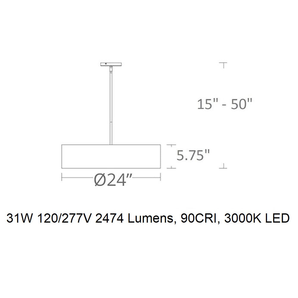 Modern Forms Metropolis LED Pendant Light - 2Modern