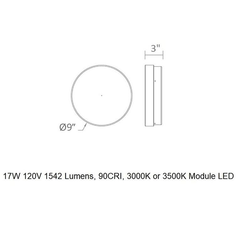 Modern Forms Pi LED Round Flush Mount - 2Modern