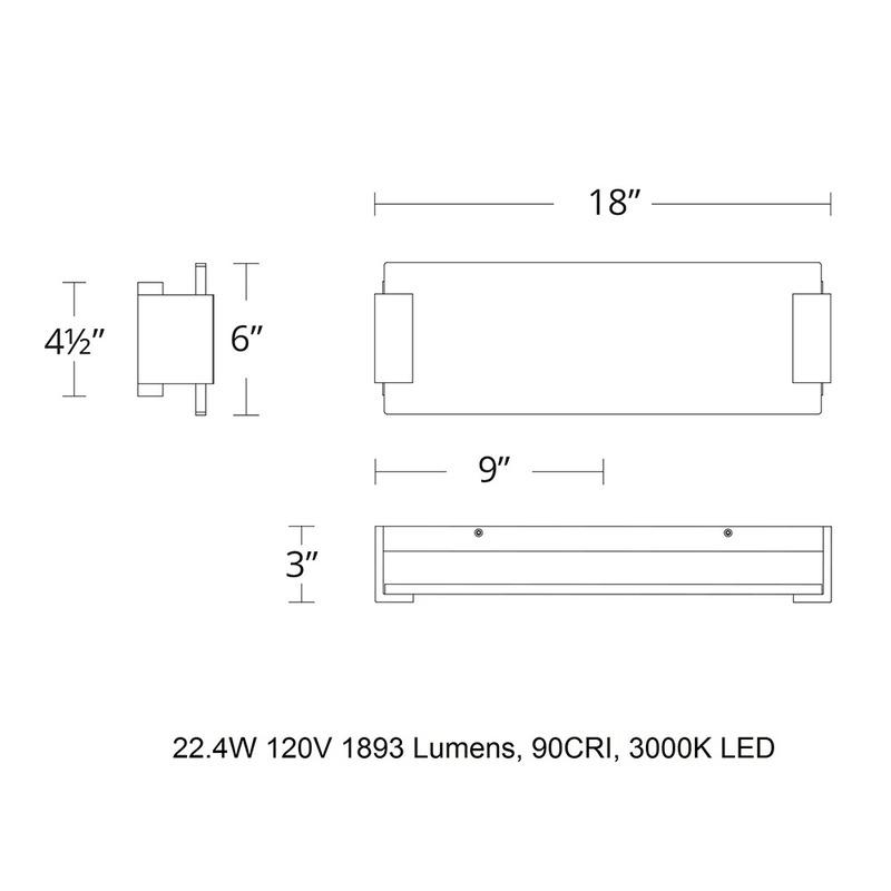 Modern Forms Quarry LED Bathroom Vanity / Wall Light - 2Modern