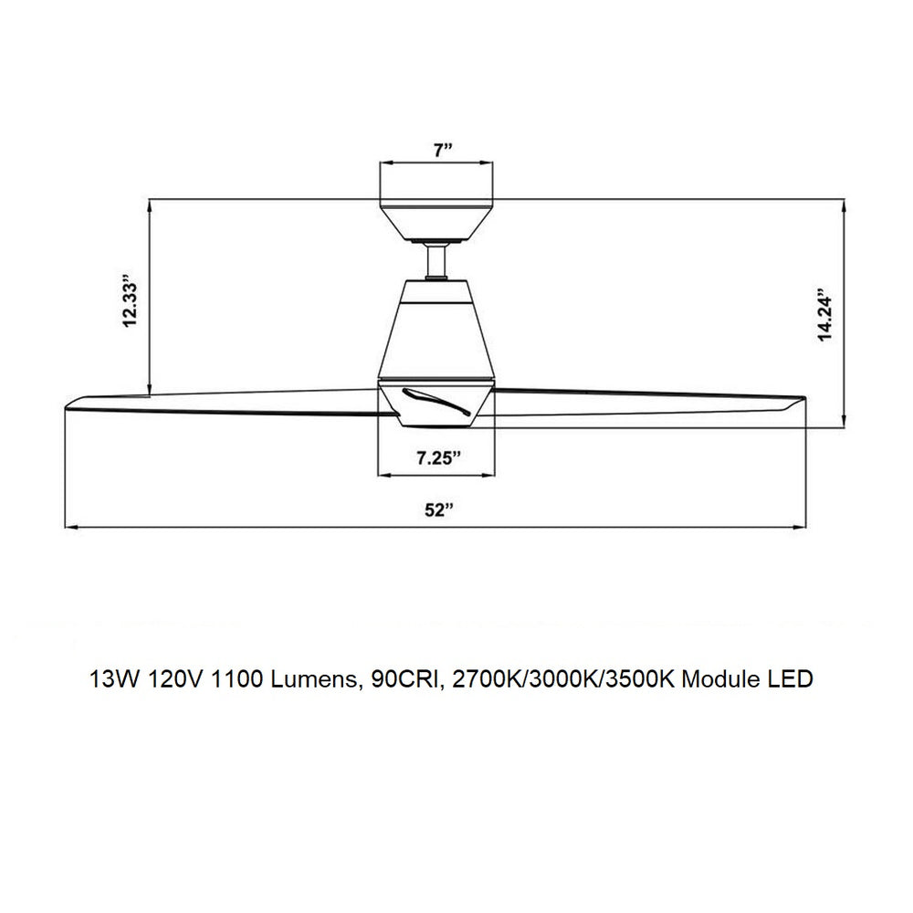 Modern Forms Smart Fans Slim Indoor/Outdoor Ceiling Fan - 2Modern