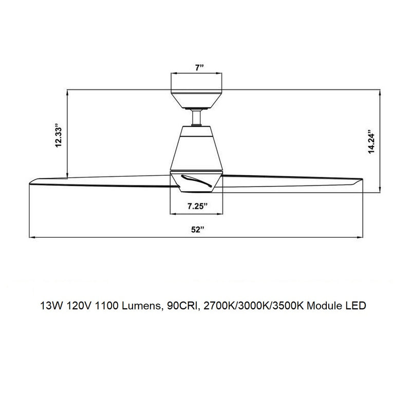 Modern Forms Smart Fans Slim Indoor/Outdoor Ceiling Fan - 2Modern