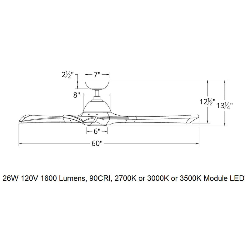 Modern Forms Smart Fans Woody Indoor/Outdoor LED Smart Ceiling Fan ...
