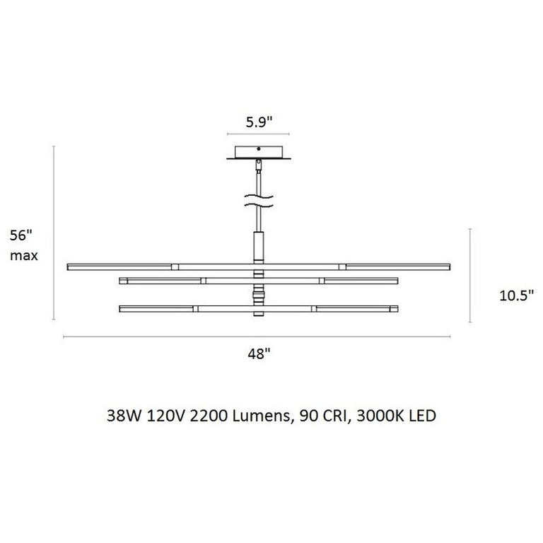 Modern Forms Stacked Chandelier - 2Modern