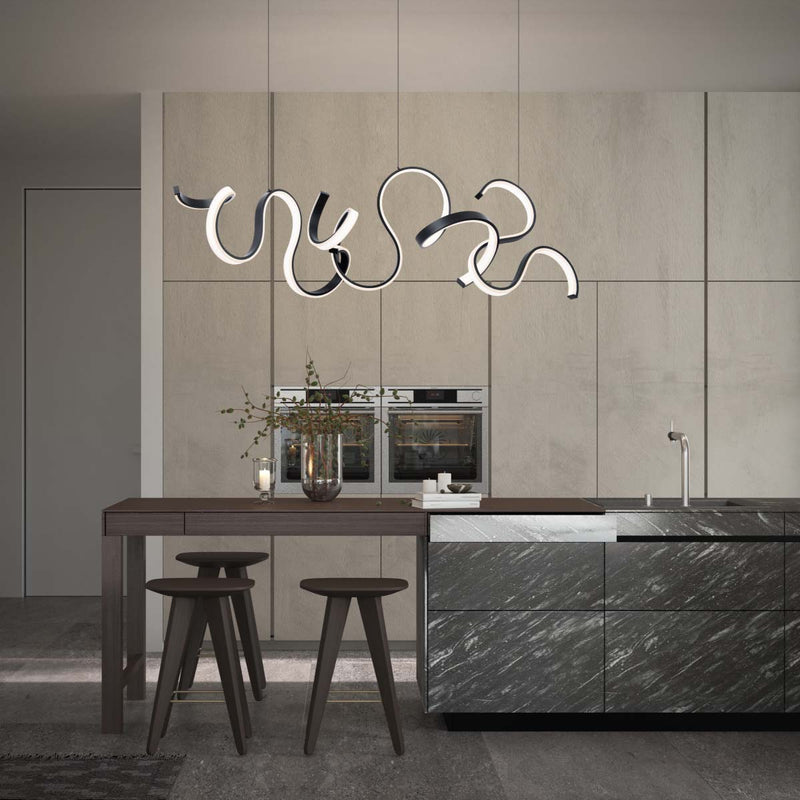 Modern Forms Tempest LED Linear Pendant Light - 2Modern