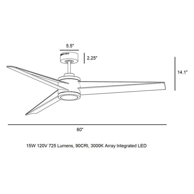 Visual Comfort & Co Armstrong LED Ceiling Fan - 2Modern