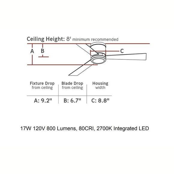 Generation Lighting Clarity Ceiling Fan - 2Modern