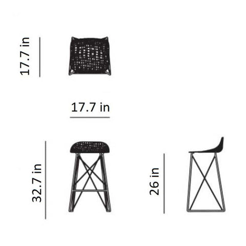 Moooi Carbon Bar Stool - 2Modern