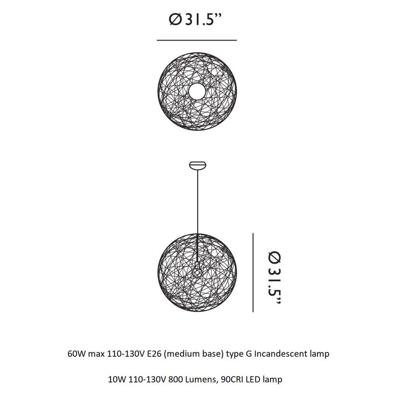 Moooi Random II Pendant Light - 2Modern