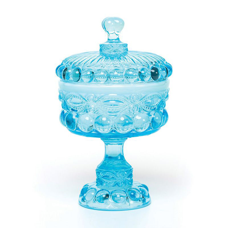 Mosser Glass Eye Winker Covered Compote - 2Modern