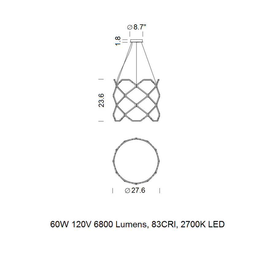 NEMO Titia Pendant Light - 2Modern