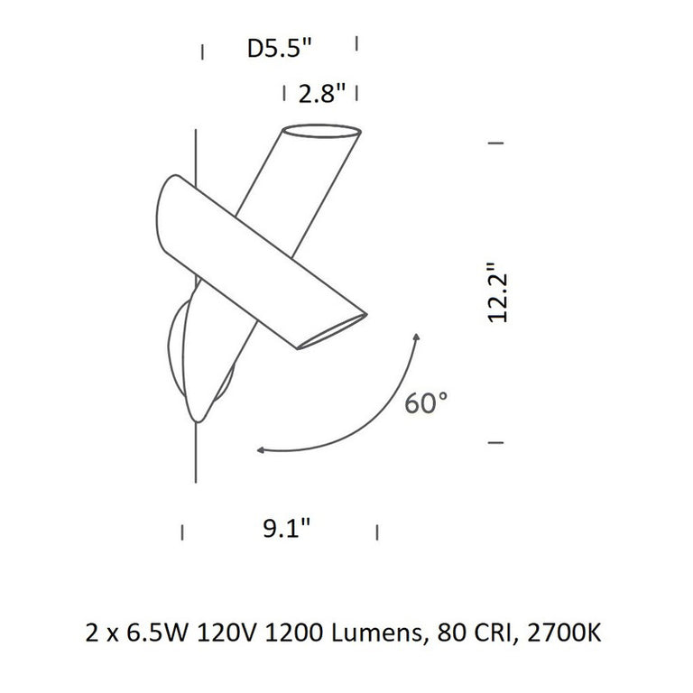 NEMO Tubes Wall Light - 2Modern