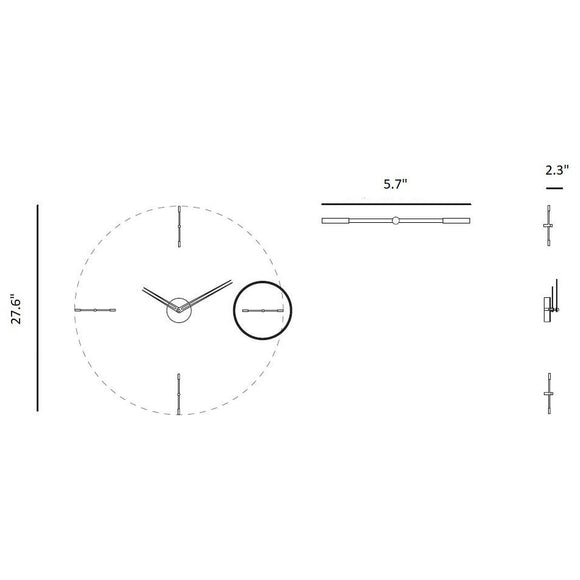 Nomon Merlin Wall Clock - 2Modern