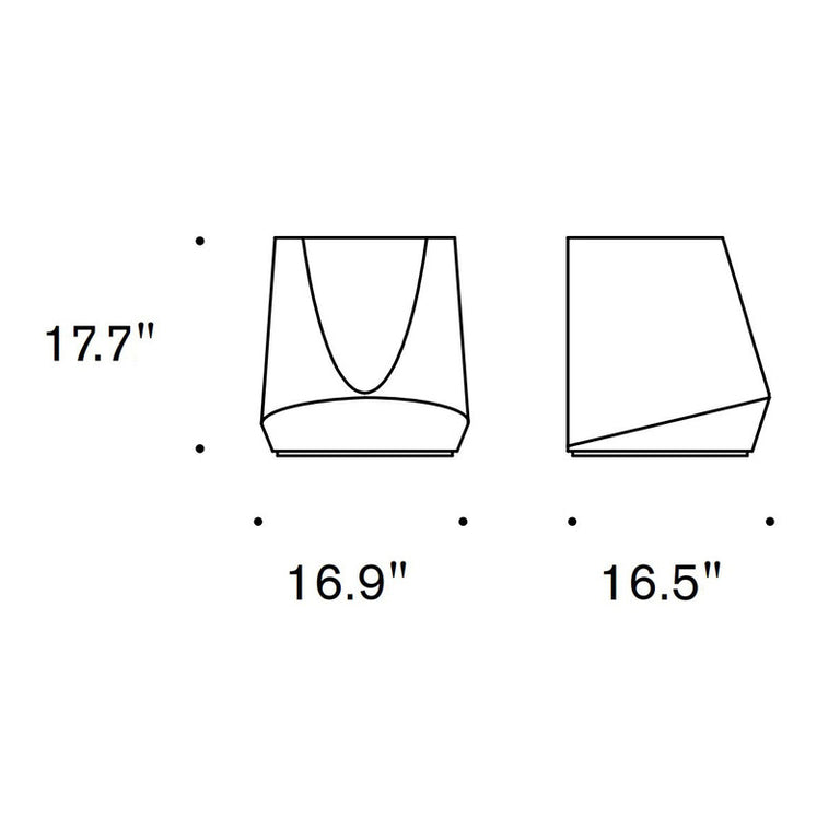 Pianca Haik Stool/Side Table - 2Modern