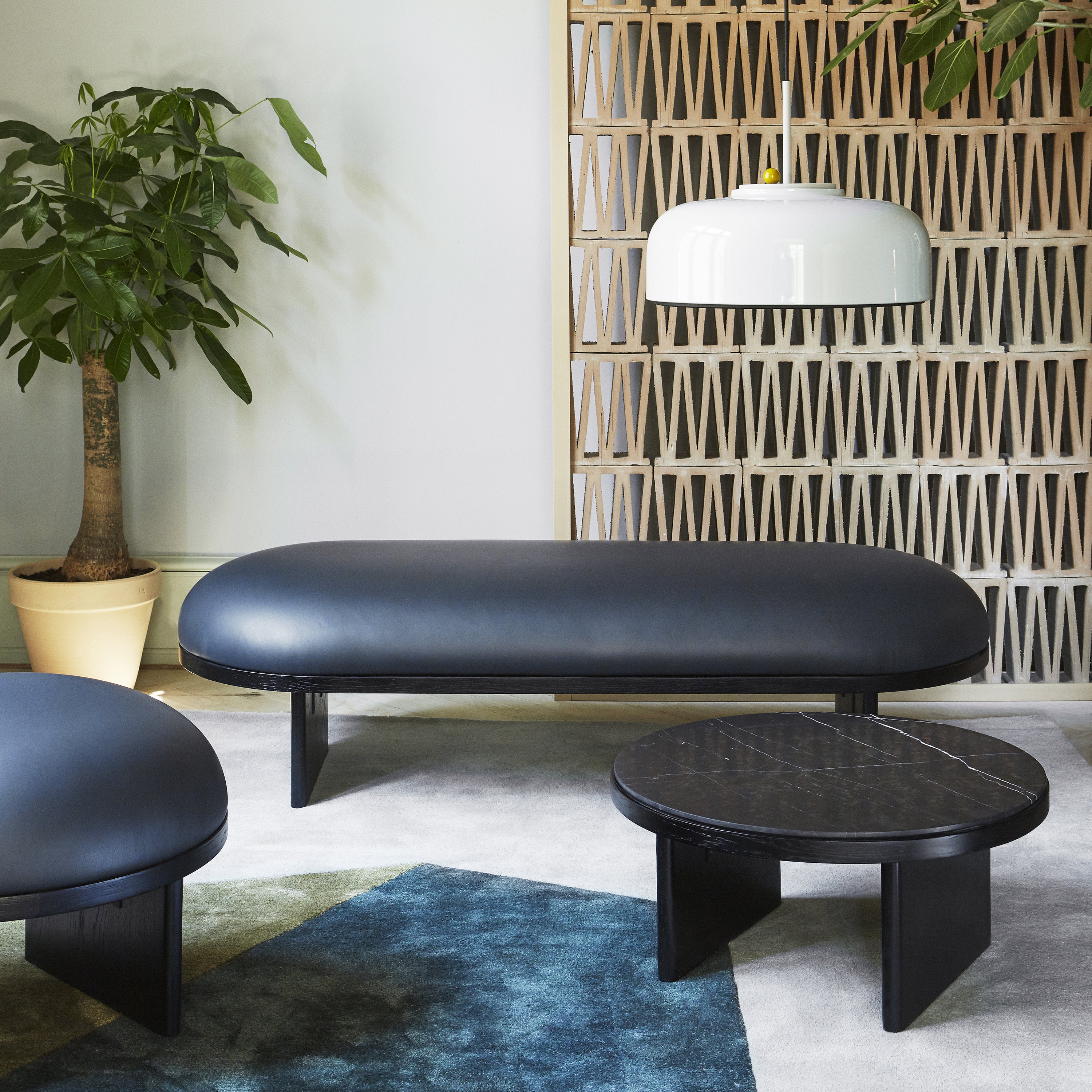PLEASE WAIT to be SEATED Anza Marble Coffee Table - 2Modern