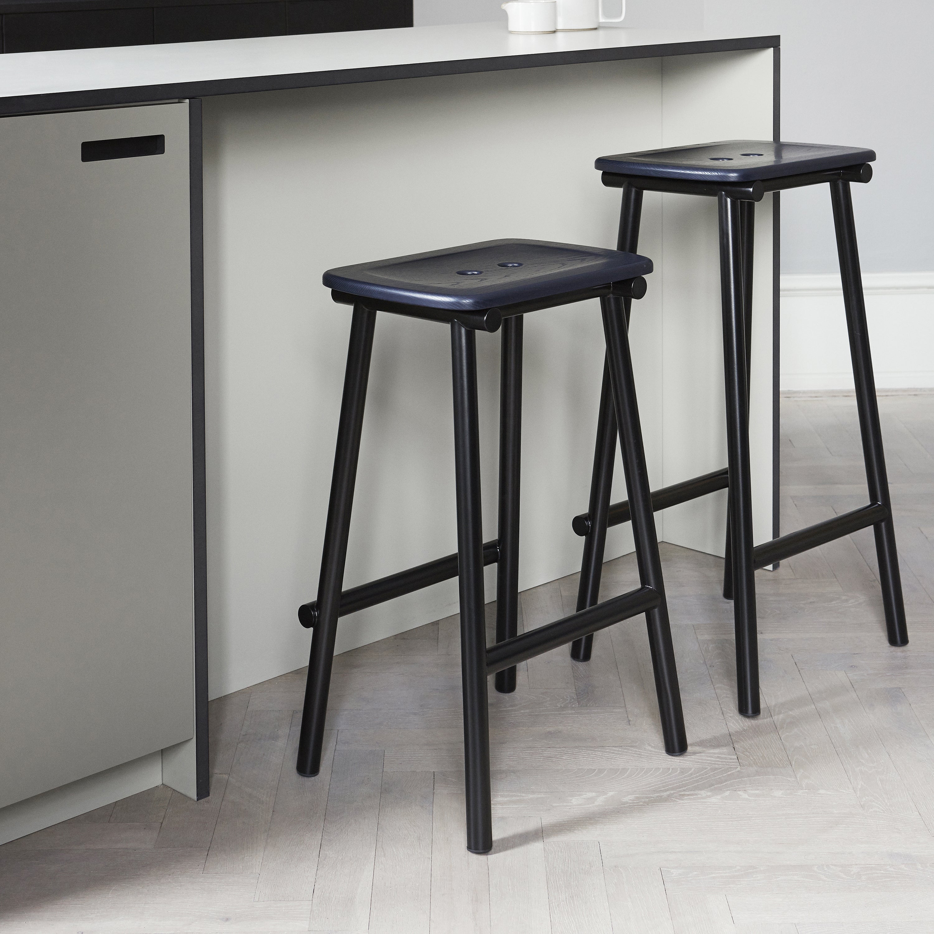 PLEASE WAIT to be SEATED Tubby Tube Stool - 2Modern