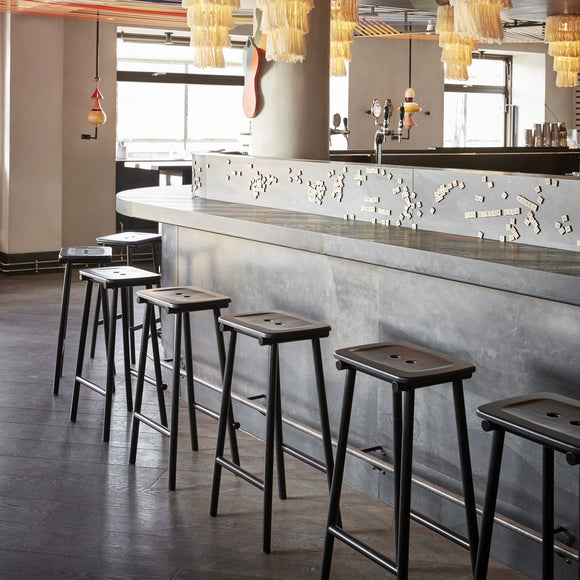 PLEASE WAIT to be SEATED Tubby Tube Stool - 2Modern