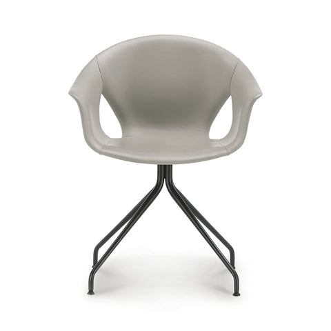 Poltrona Frau Ginger Ale Small Armchair 4 Spokes Fully Upholstered ...