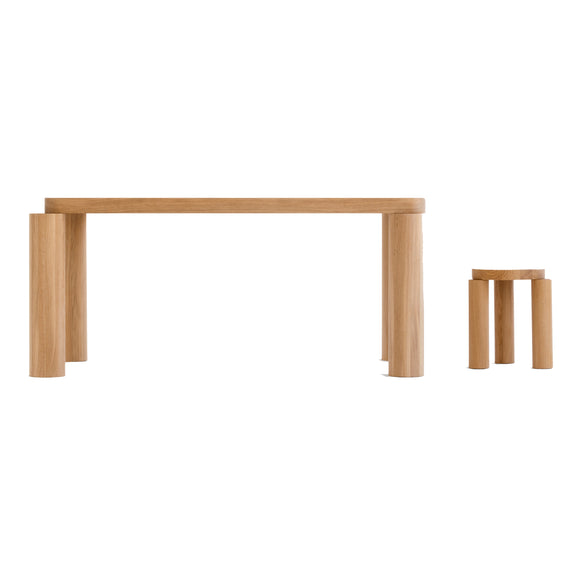 Resident Offset Dining Table - 2Modern