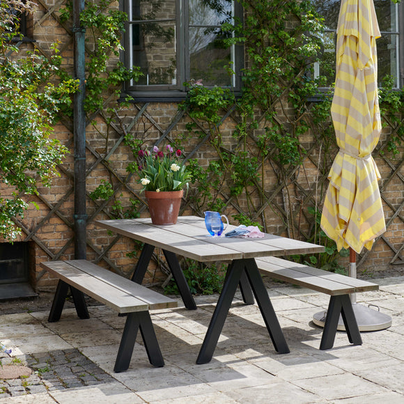 Fritz Hansen Overlap Rectangle Outdoor Dining Table - 2Modern