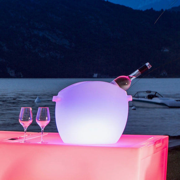 Smart and Green Fresh Illuminated Bluetooth LED Outdoor Ice Bucket ...
