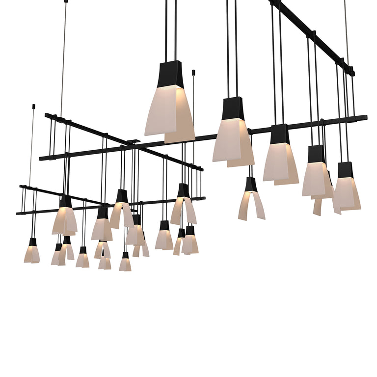 Sonneman Suspenders Zig Zag 48 inch Five-Bar Multi Light Pendant Light ...