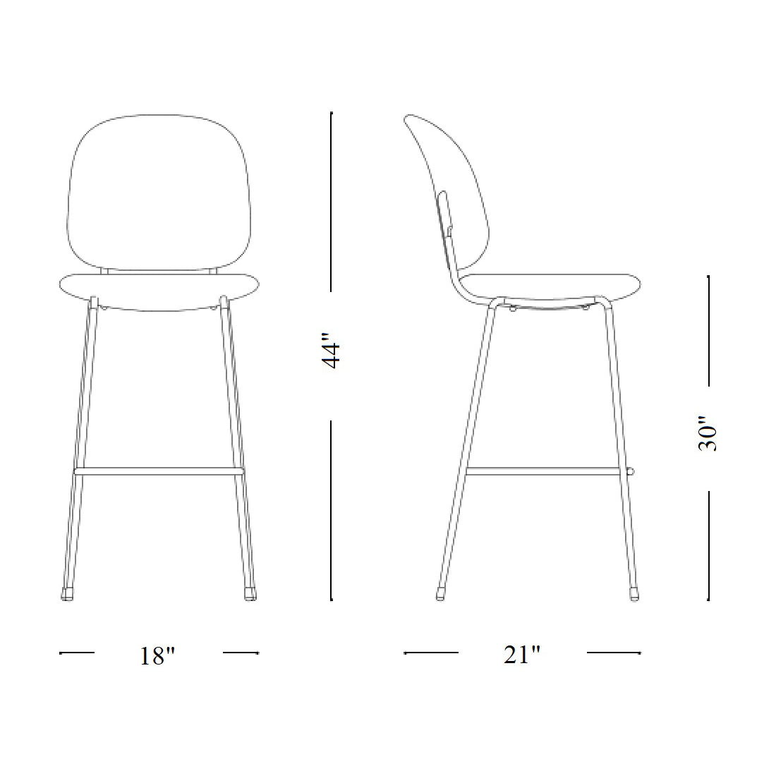 Stellar Works Industry Bar Stool - 2Modern