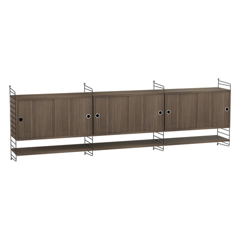 String Furniture Horizontal Wall Cabinet Shelving Unit - 2Modern