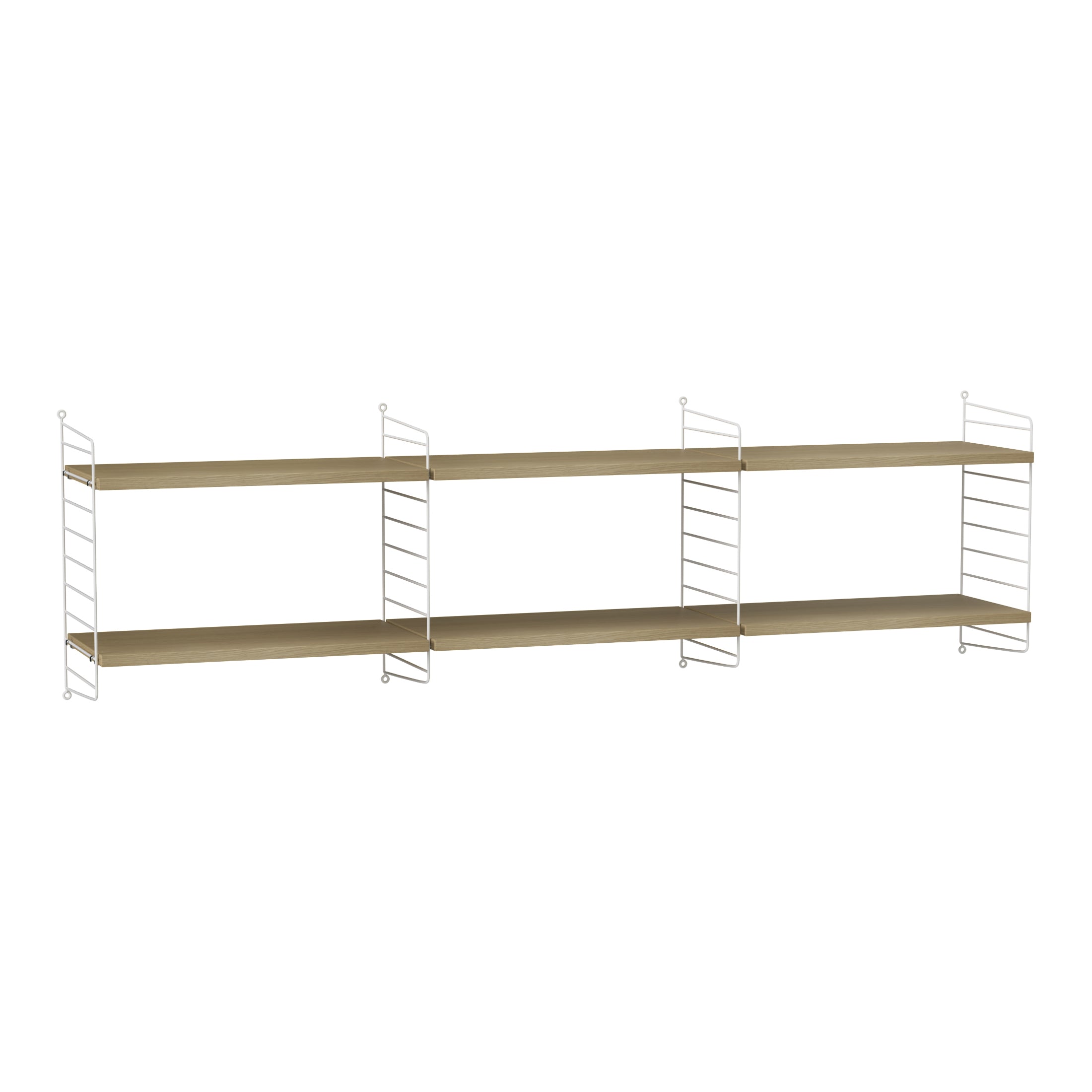 String Furniture Horizontal Wall Shelving Unit - 2Modern