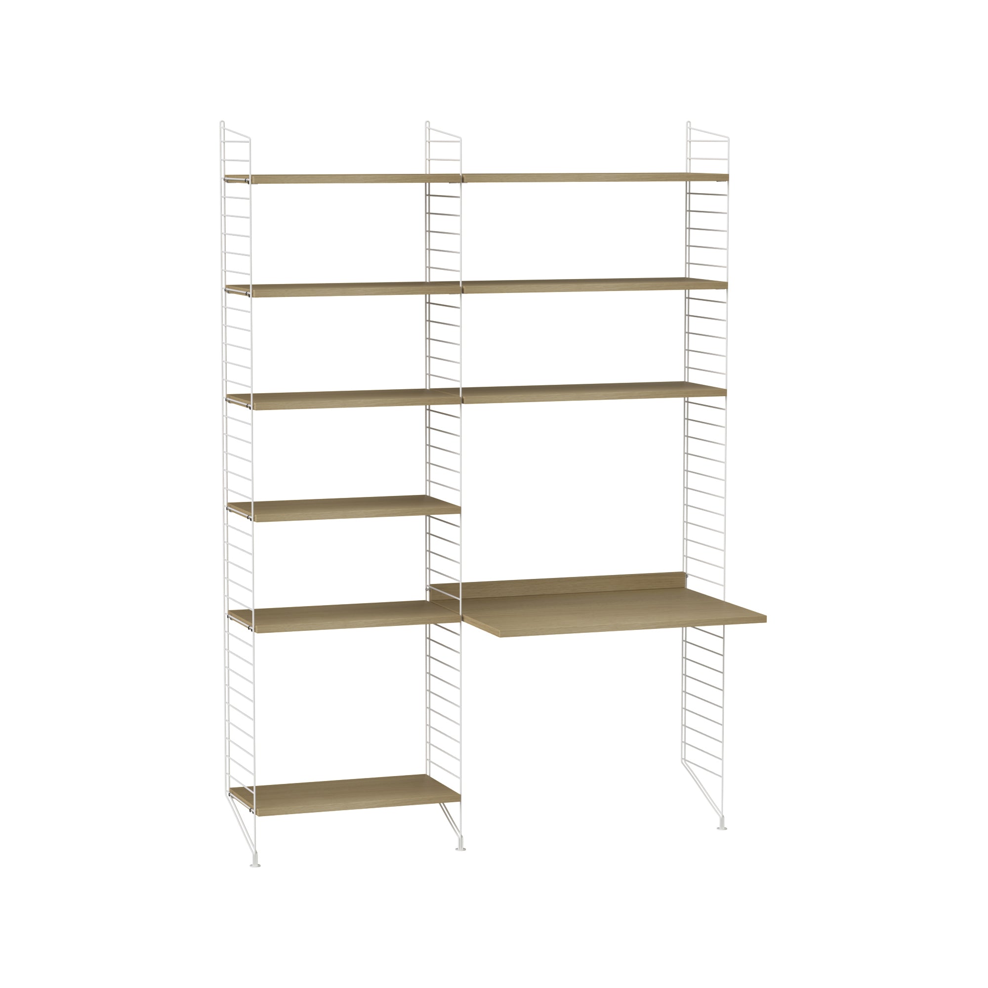 String Furniture Workspace Shelving Unit - 2Modern