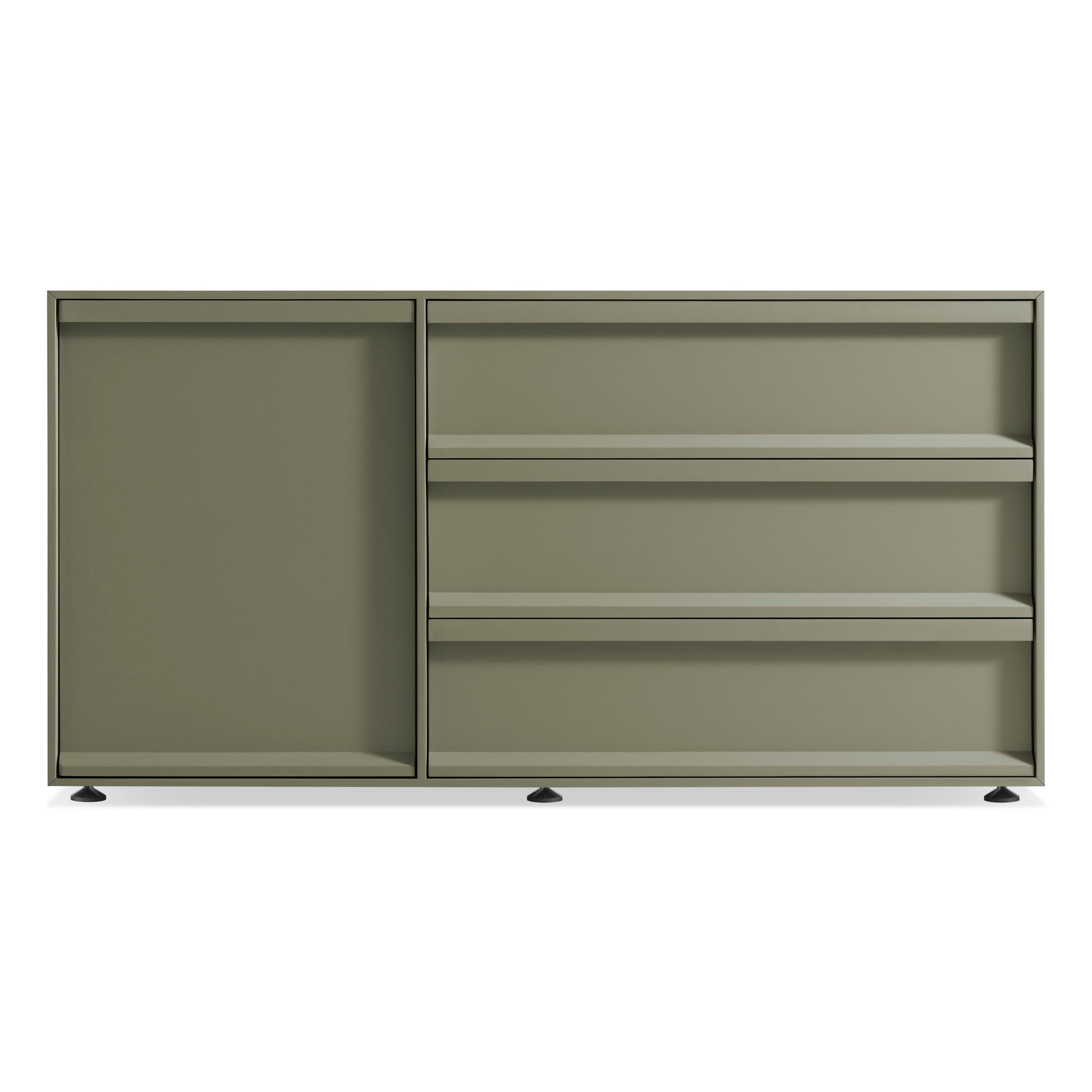 Blu Dot Superchoice 1 Door with 3-Drawer Credenza - 2Modern