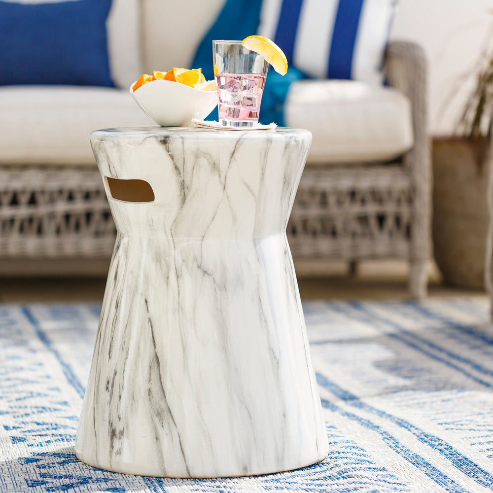 Surya Abruzzo Outdoor Stool/Side Table - 2Modern