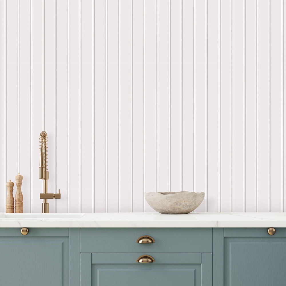 Tempaper Beadboard Peel and Stick Wallpaper - 2Modern