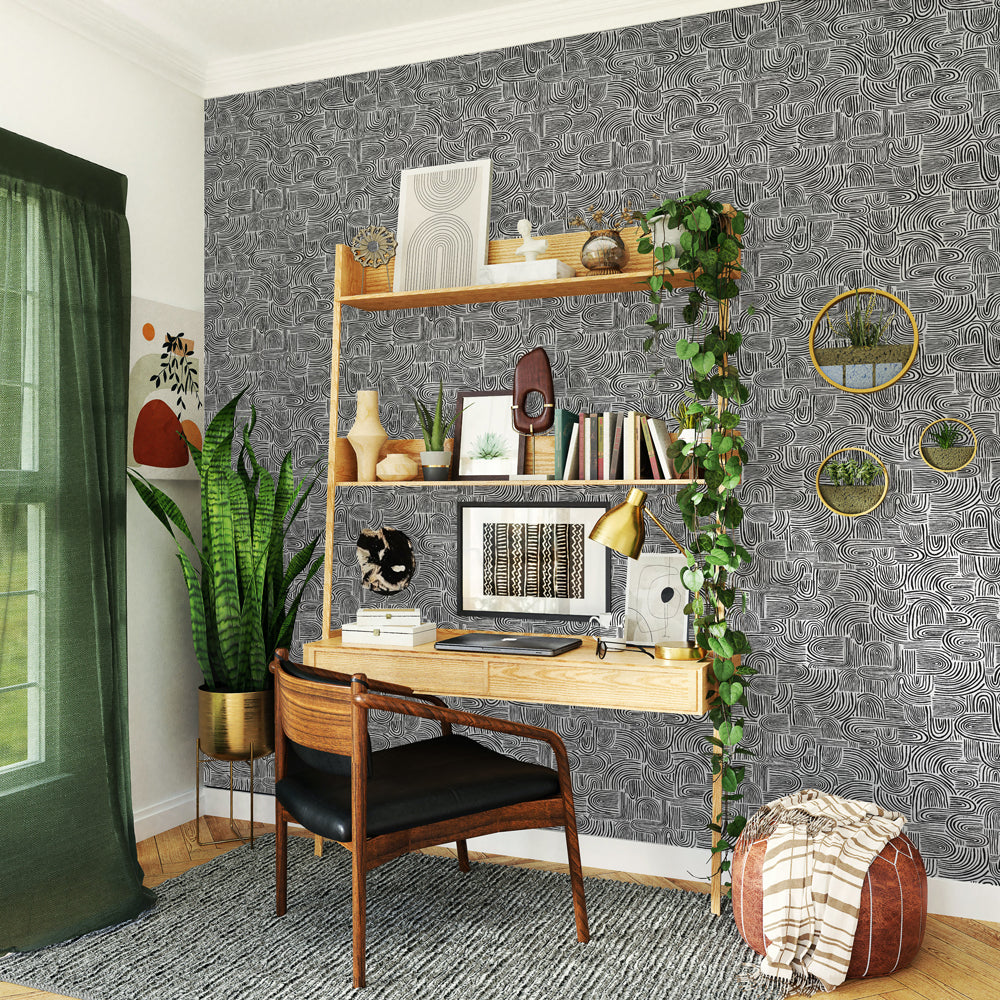 Tempaper Swell Peel and Stick Wallpaper - 2Modern