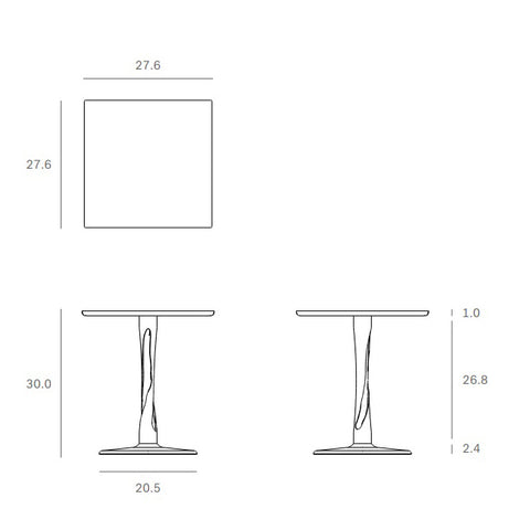Ethnicraft Torsion Square Dining Table - 2Modern