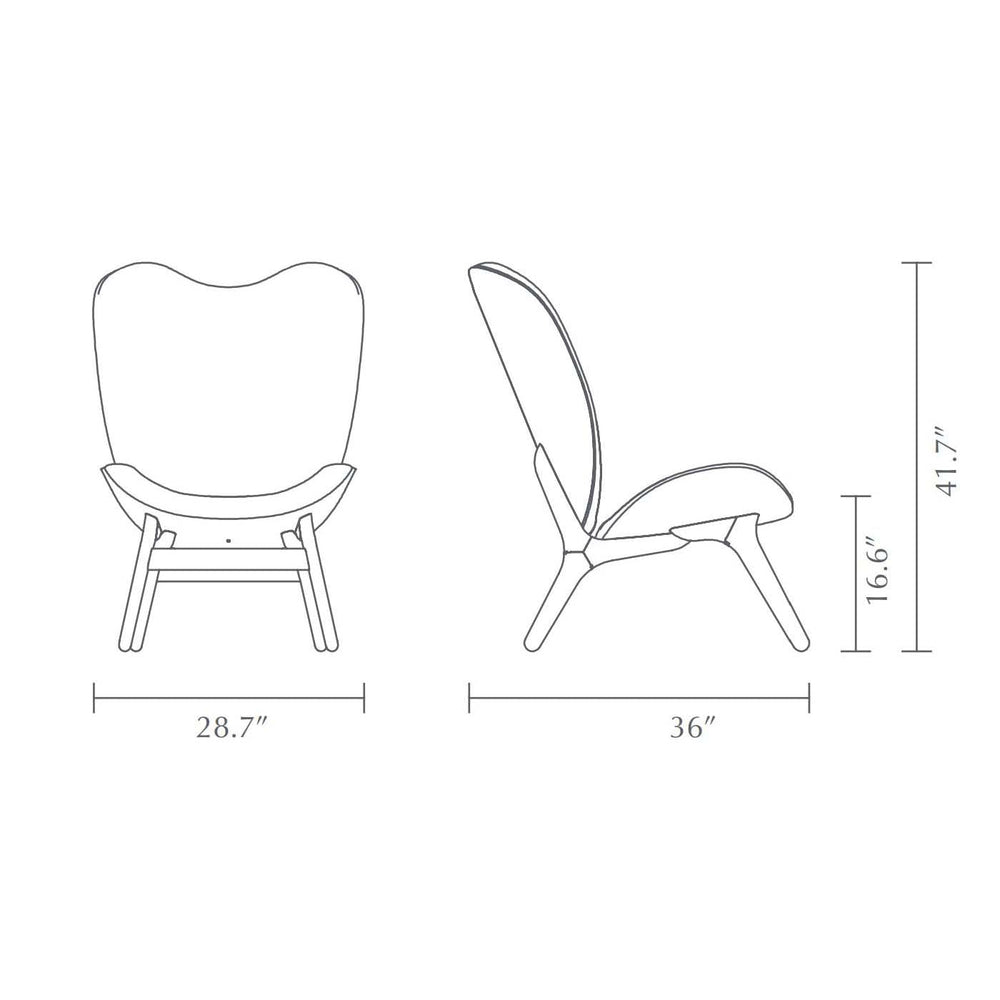 UMAGE A Conversation Piece Tall Lounge Chair - 2Modern