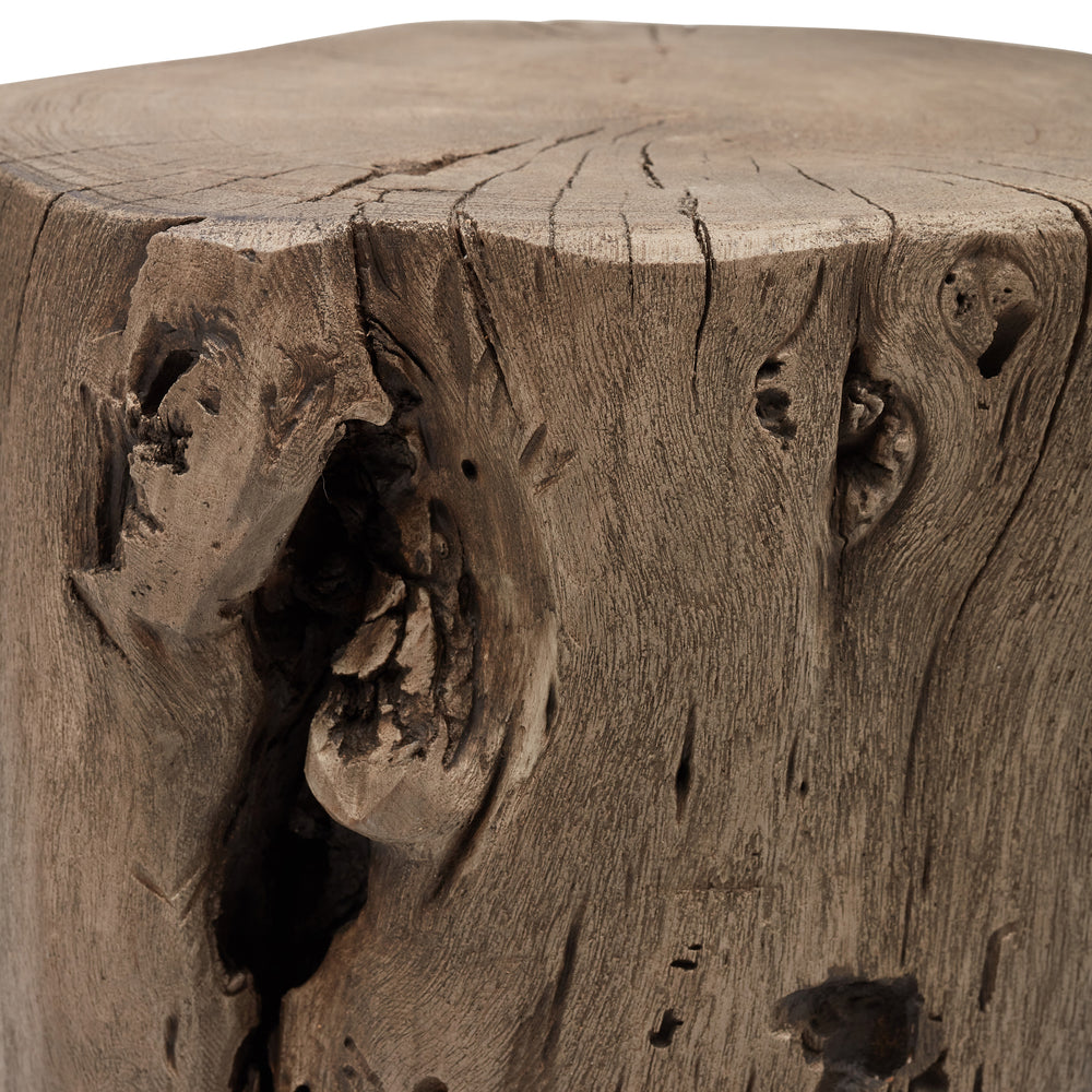 Urbia Solid Wood Stump Stool - 2Modern