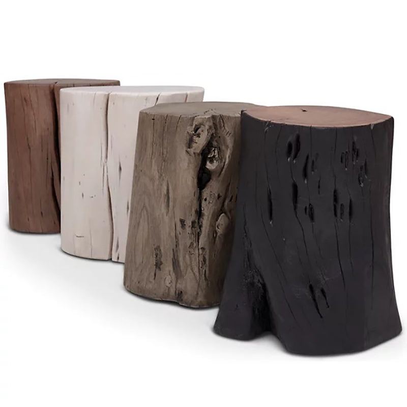 Urbia Solid Wood Stump Stool - 2Modern
