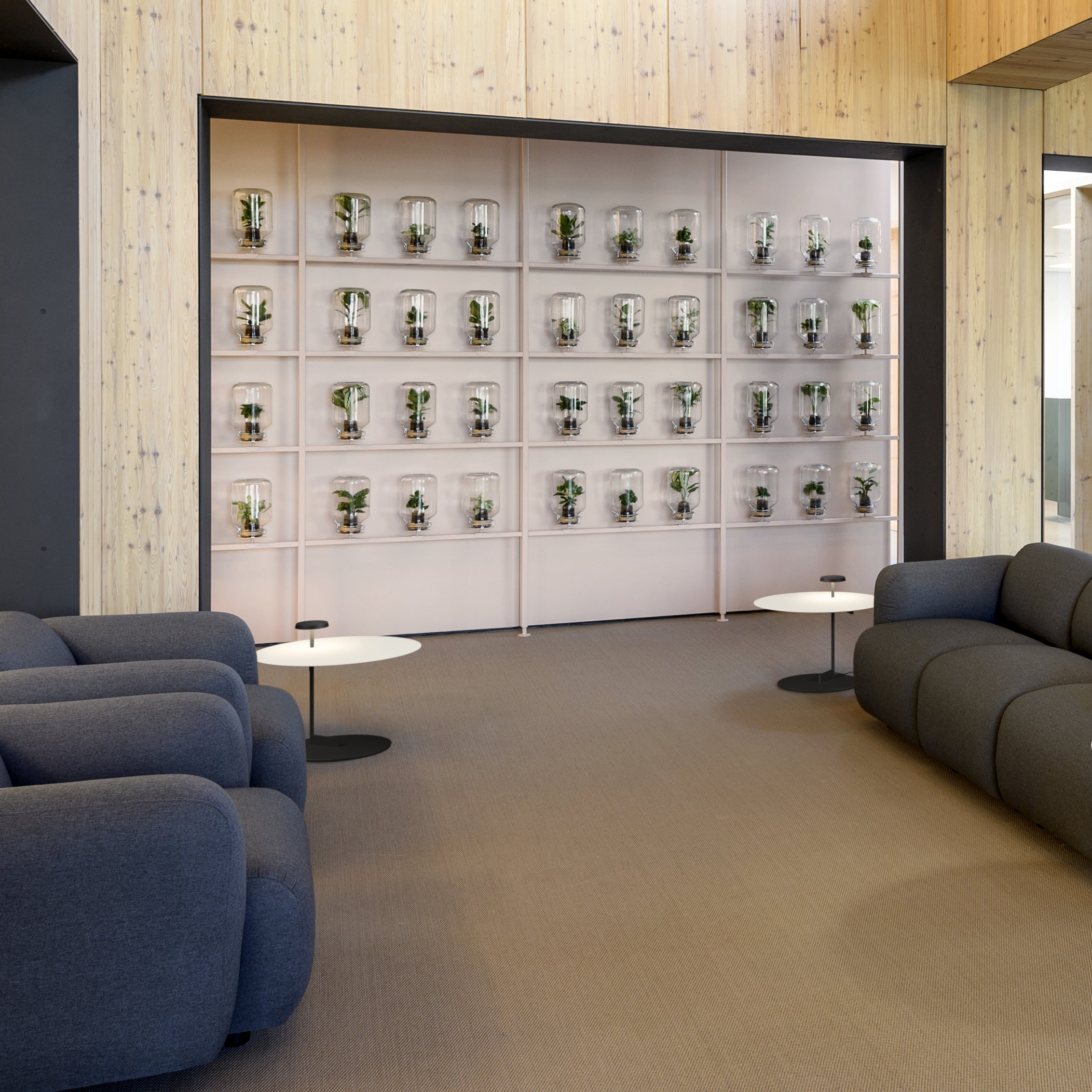 VIBIA Flat Side Table / Single Floor Lamp - 2Modern