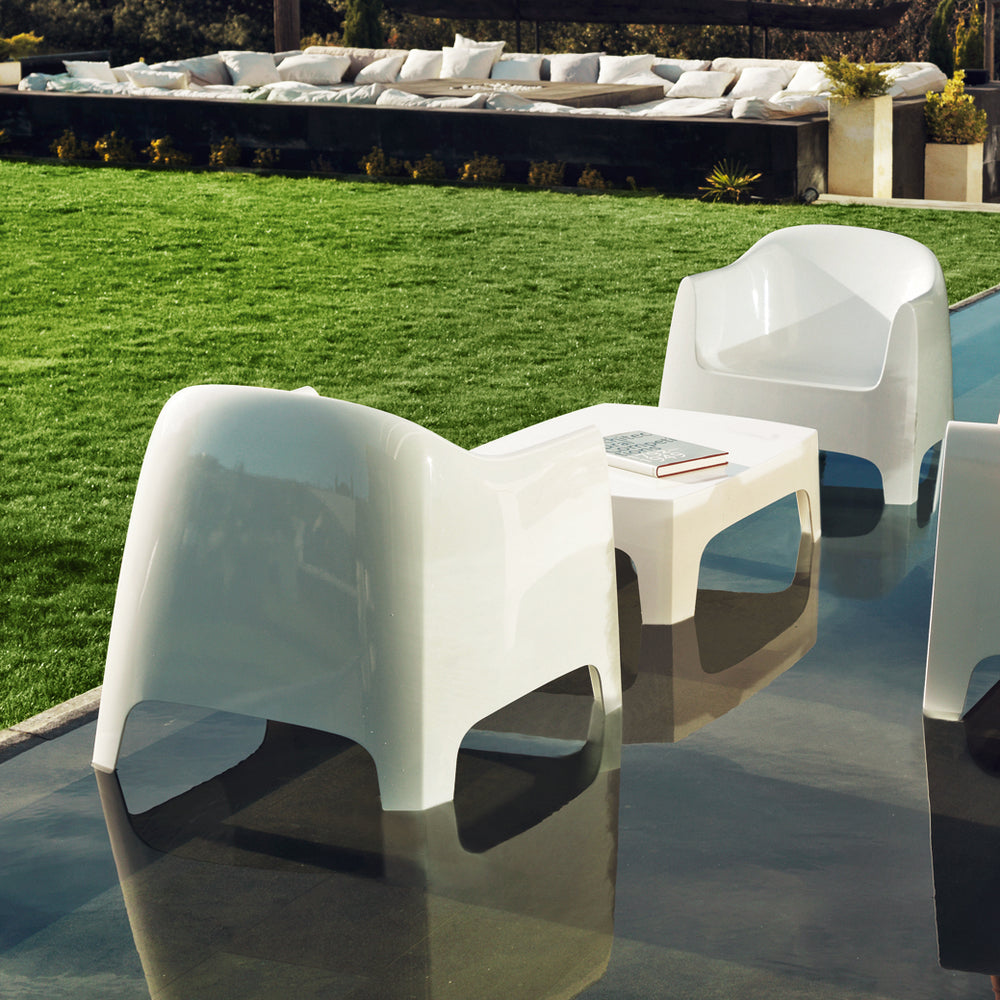 Vondom Solid Outdoor Lounge Chair (Set of 2) - 2Modern