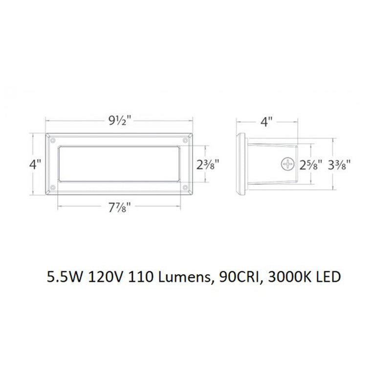 WAC Lighting Endurance LED Outdoor Brick Light - 2Modern