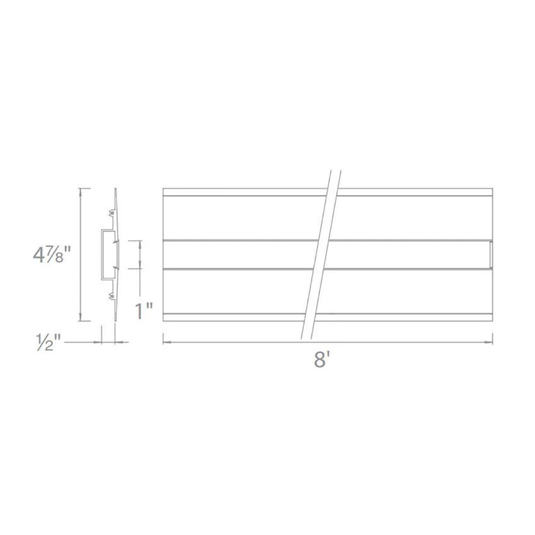 WAC Lighting InvisiLED Asymmetrical Recessed Channel - 2Modern