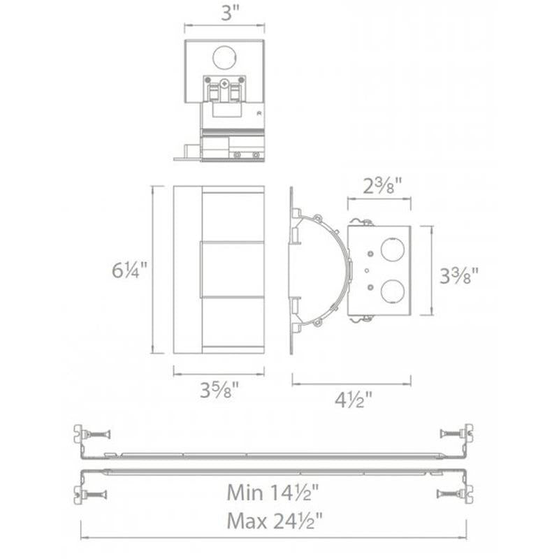 WAC Lighting InvisiLED Indirect Recessed Channel Power Feed - 2Modern