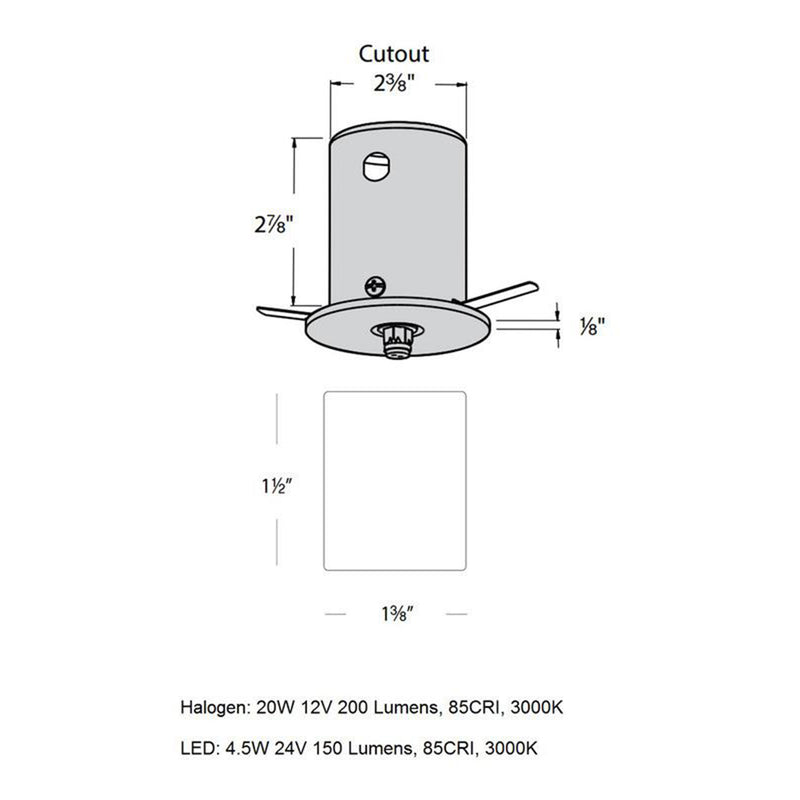 WAC Lighting Irix Crystal Recessed Beauty Spot - 2Modern
