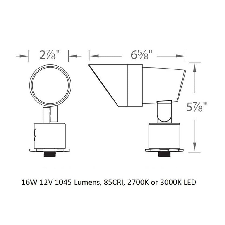 WAC Lighting LED 12V Outdoor Accent Light - 2Modern